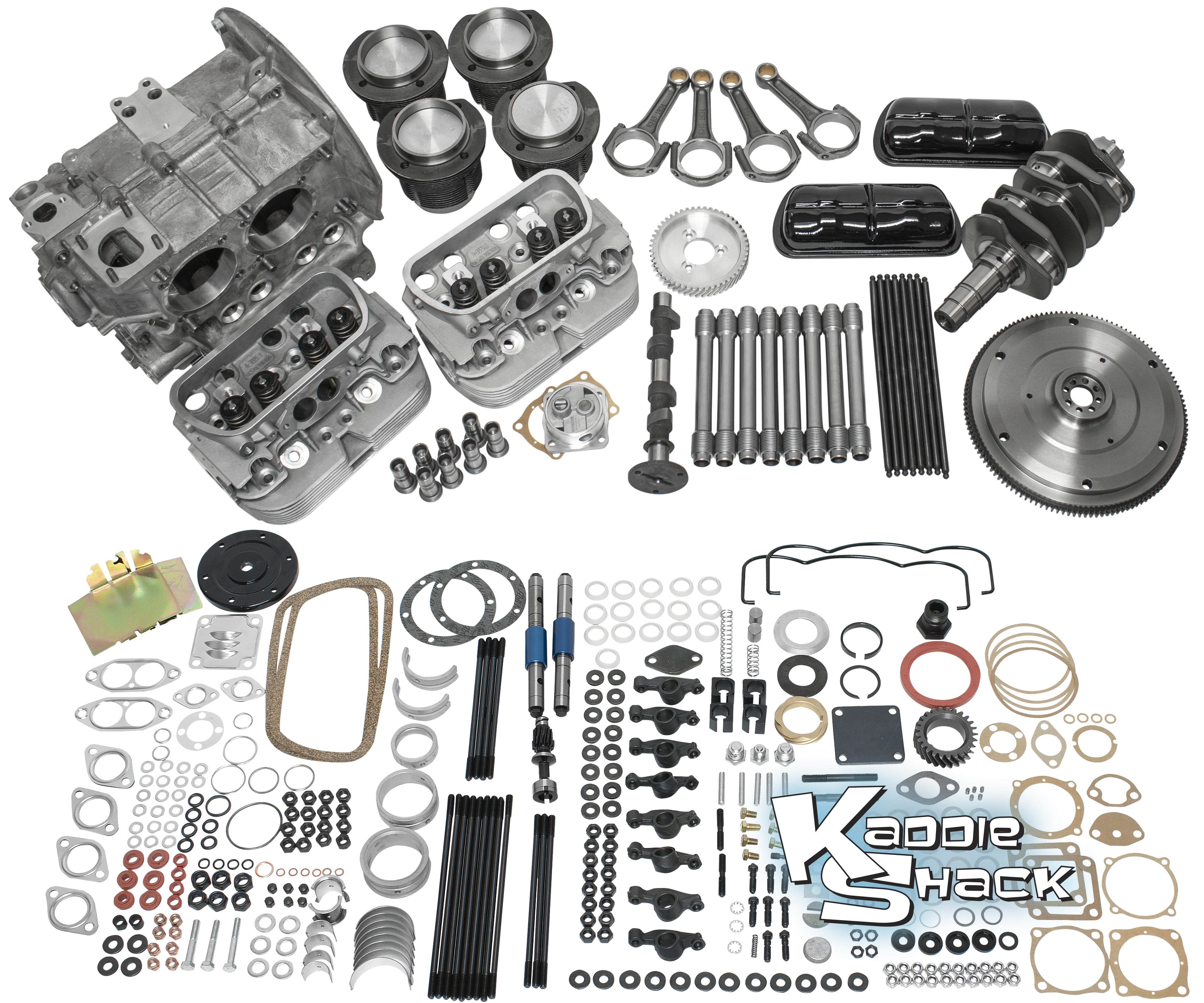 Super Stock Engine Build Kit, ALL NEW COMPONENTS, 1600cc – Kaddie Shack