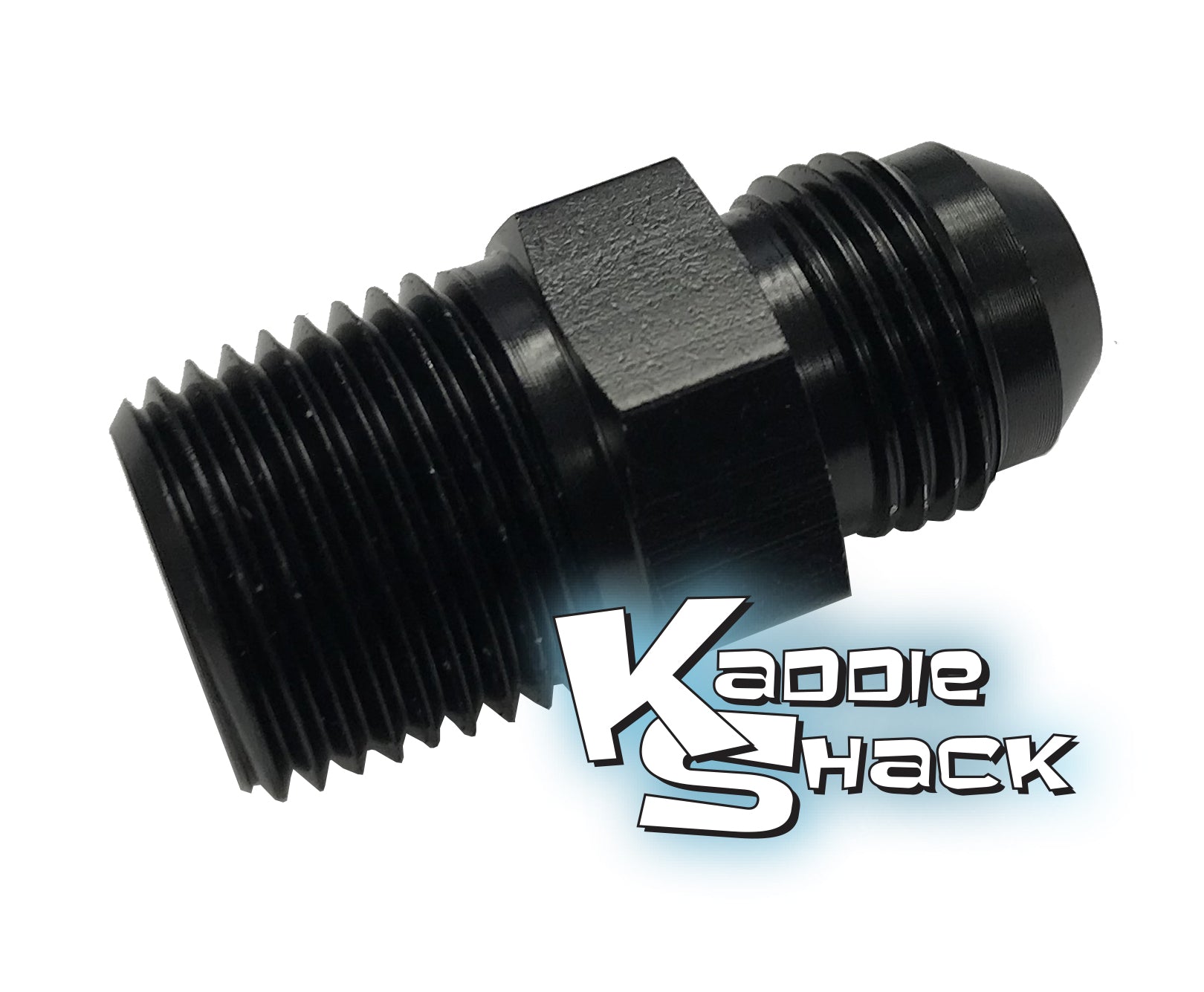 Cobra™ Oil Hose Anodized Aluminum Adapter, #8 X 1/2" MPT – Kaddie Shack