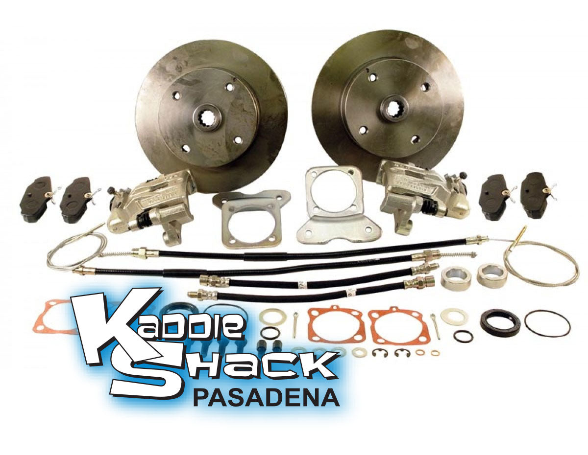 STANDARD Rear Disc Brake Kit '68 to '72 4x130mm HAS Ebrake – Kaddie Shack
