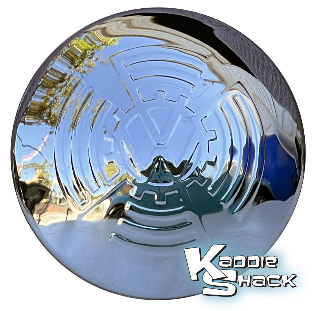 KDF Style Hubcaps, Set/4, Chrome, '65 & Earlier Smoothie Wheels ...