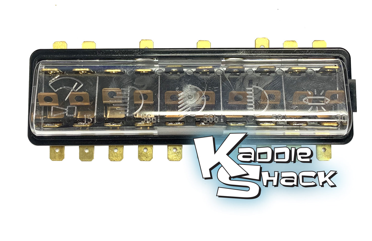 Fuse Box Without Cover, Type 1, '67 to '71 Bug, Holds 10 Fuses – Kaddie ...